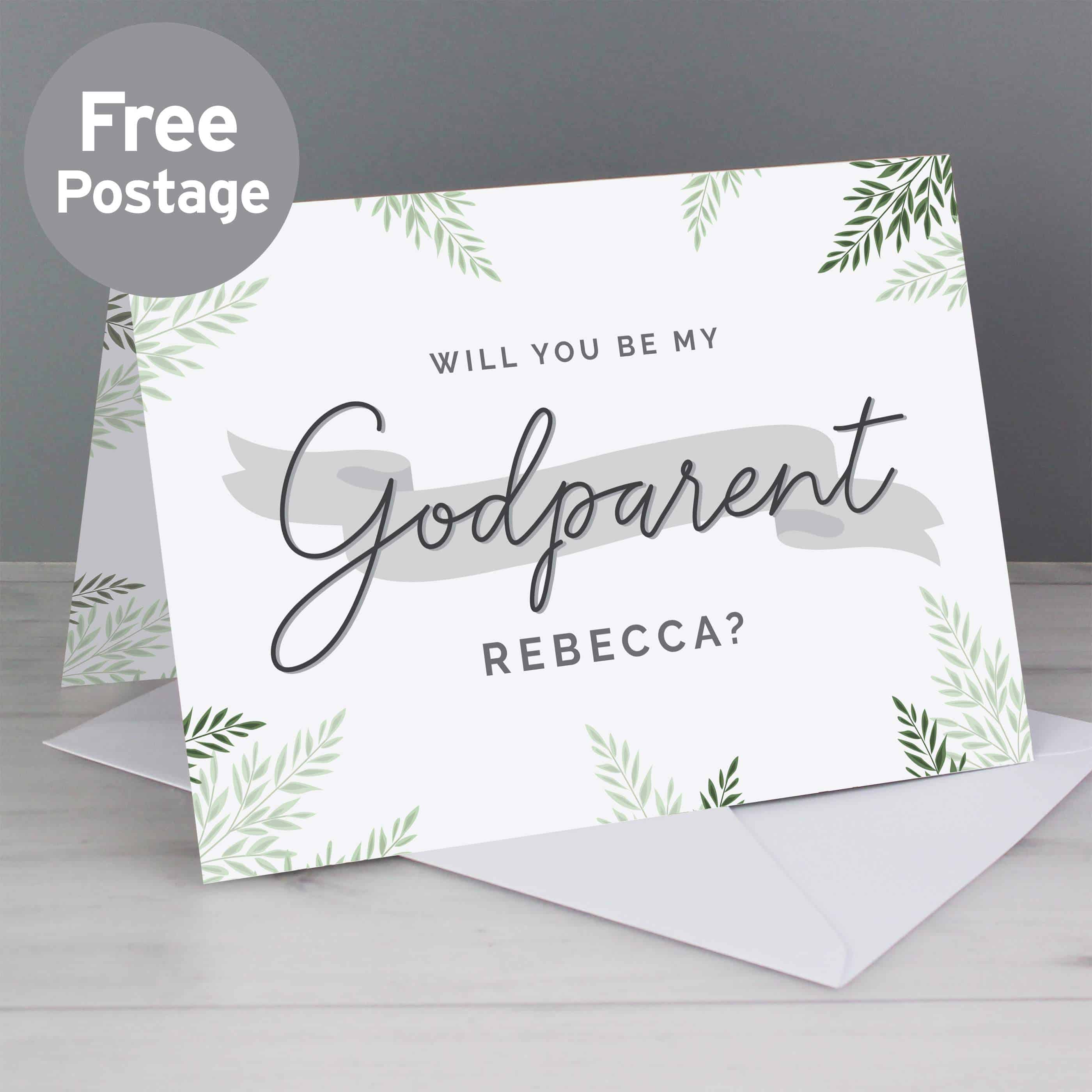 Personalised Godparent Card | KAVAK GROUP LIMITED