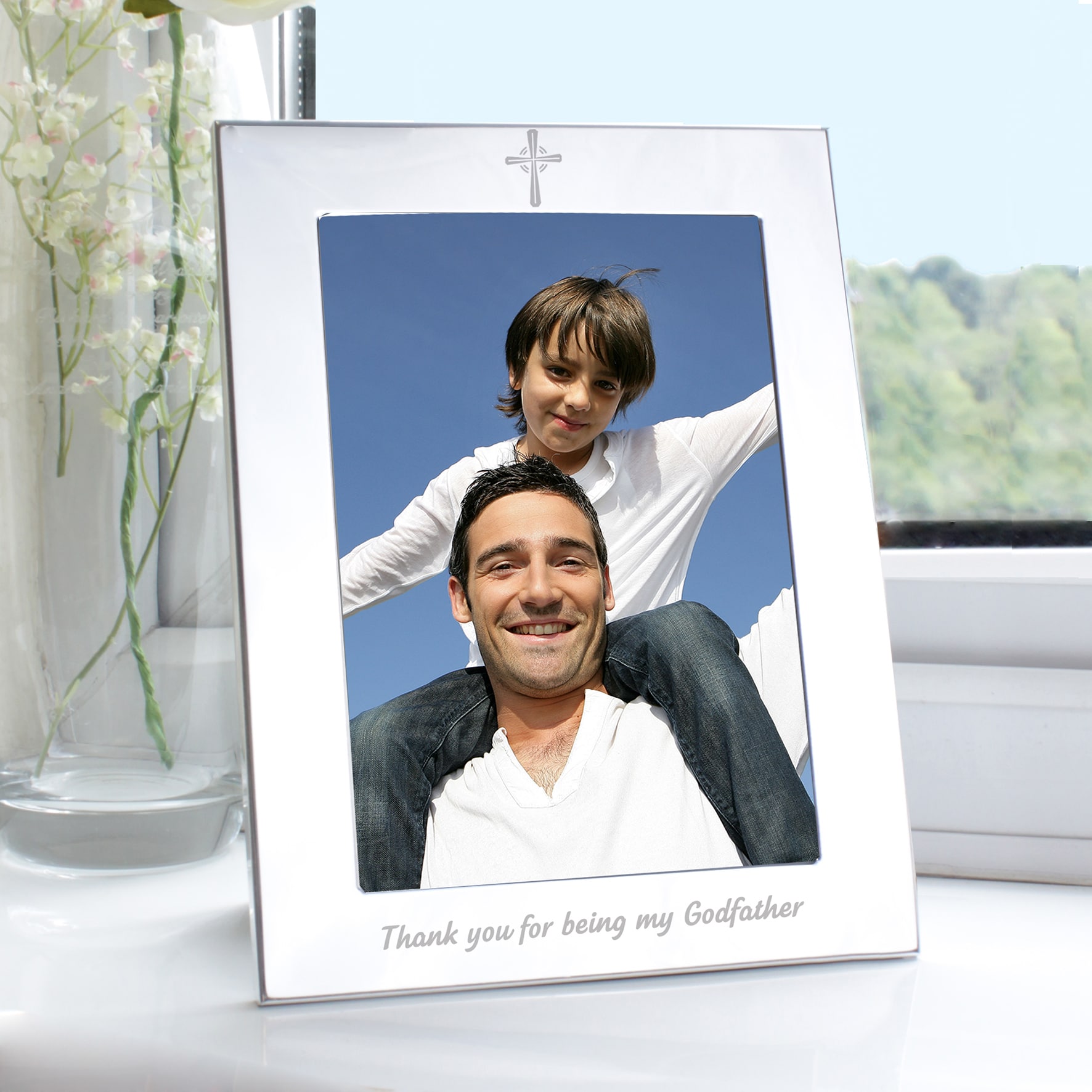 Silver 5x7 Godfather Photo Frame | KAVAK GROUP LIMITED