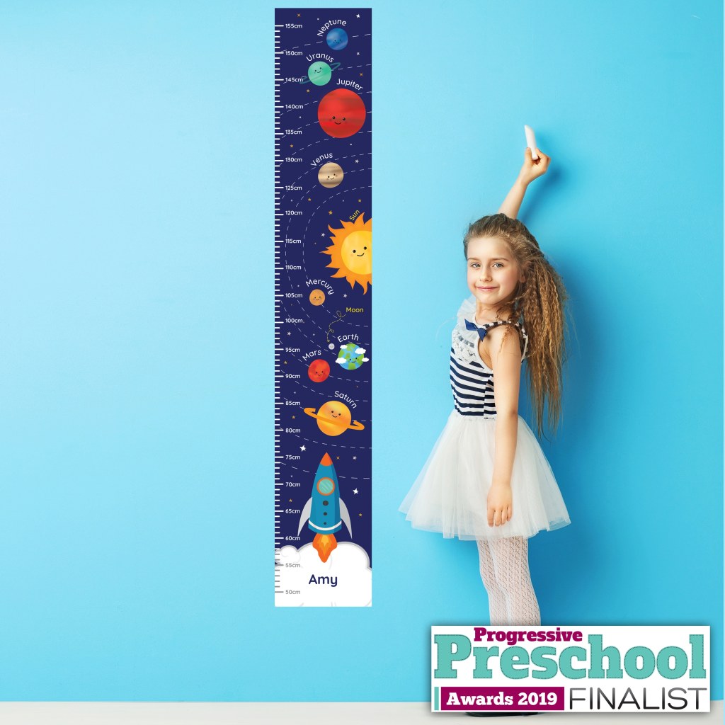 Personalised Solar Space System Height Chart | KAVAK GROUP LIMITED