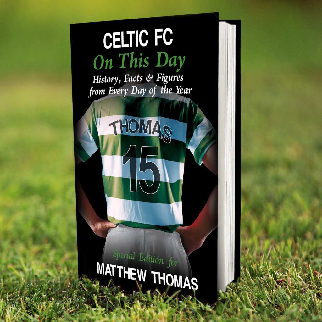 Personalised Celtic on this Day Book | KAVAK GROUP LIMITED